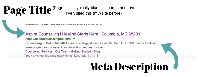 Examples of Meta Descriptions for Speech Therapists in Private Practice